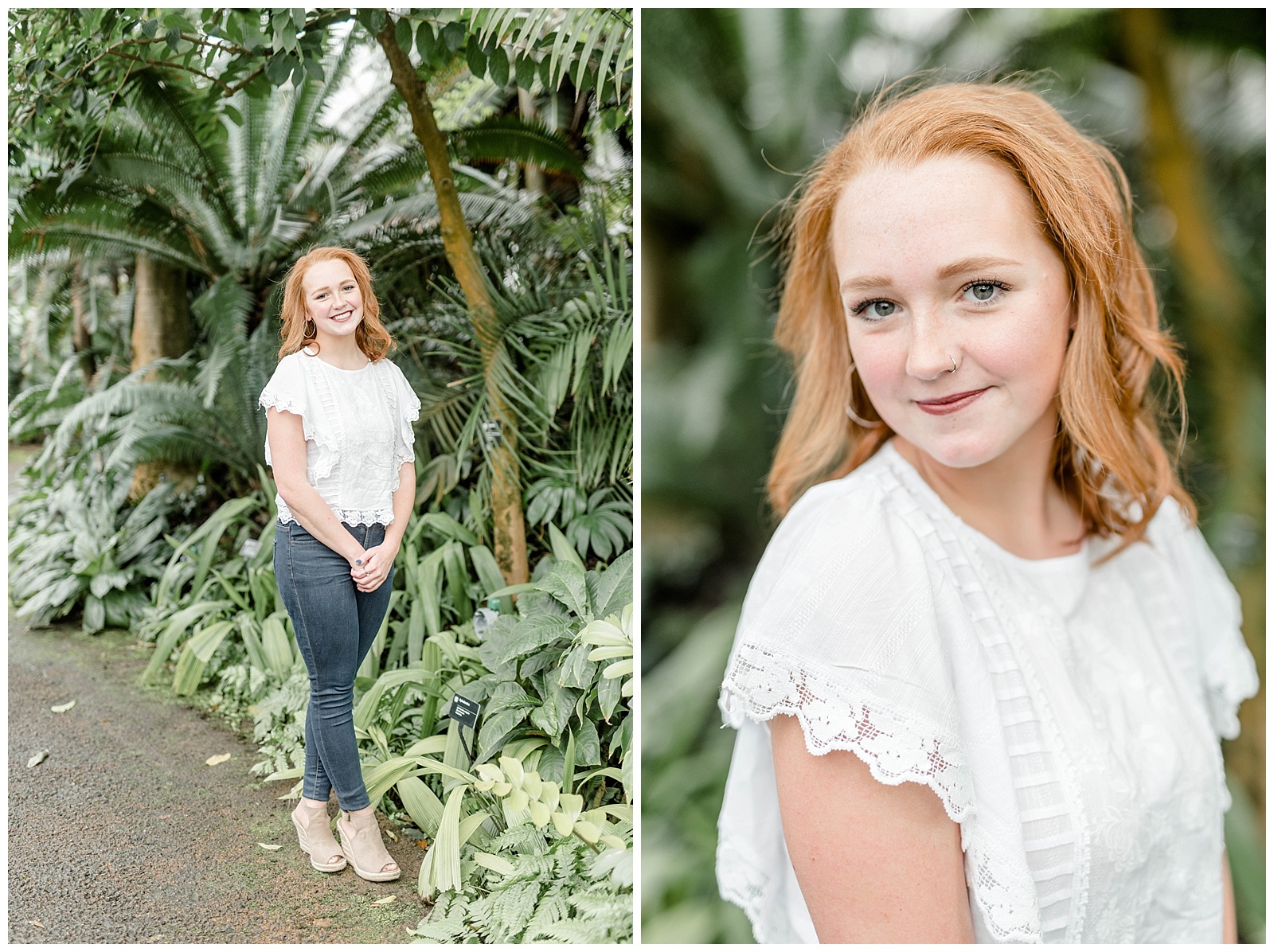 Riley Schaefer | Missouri Botanical Gardens Senior Session | blkPhotography