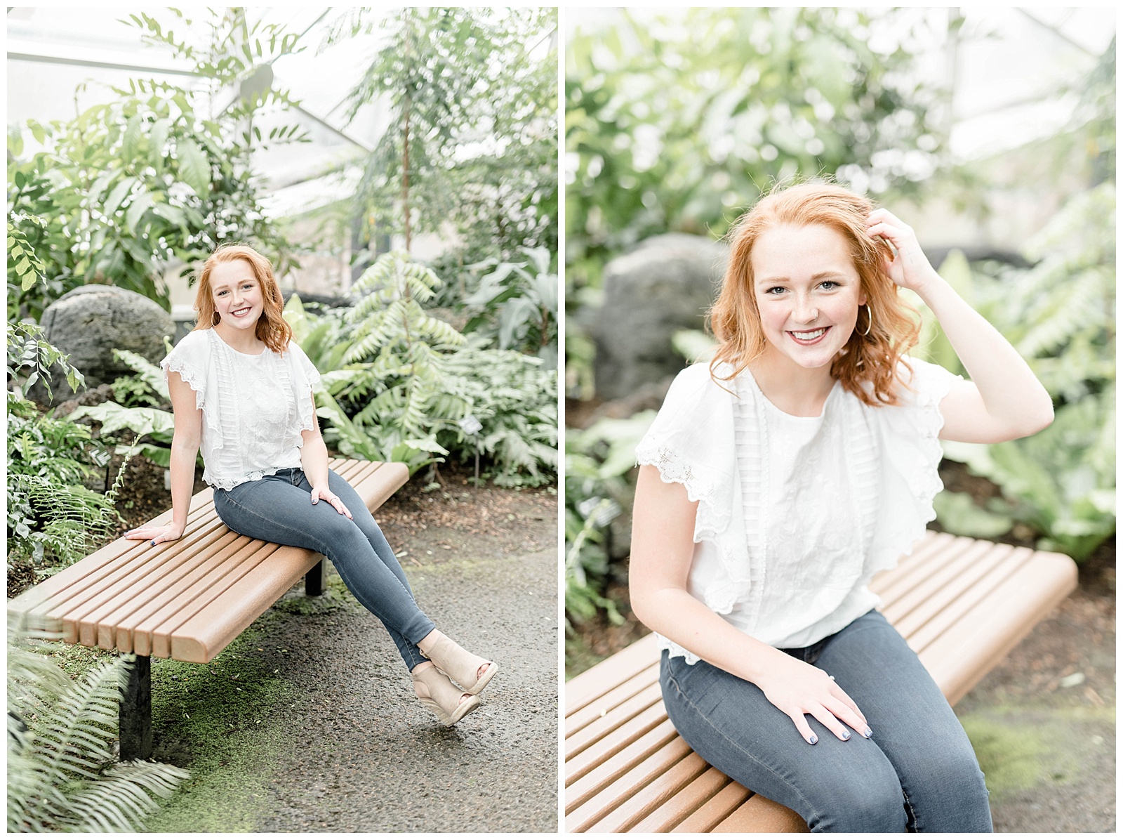 Riley Schaefer | Missouri Botanical Gardens Senior Session | blkPhotography