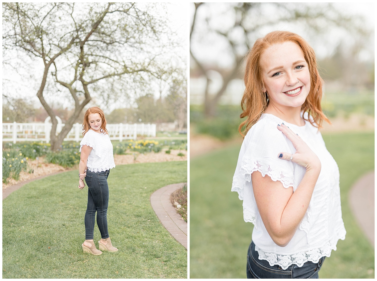 Riley Schaefer | Missouri Botanical Gardens Senior Session | blkPhotography