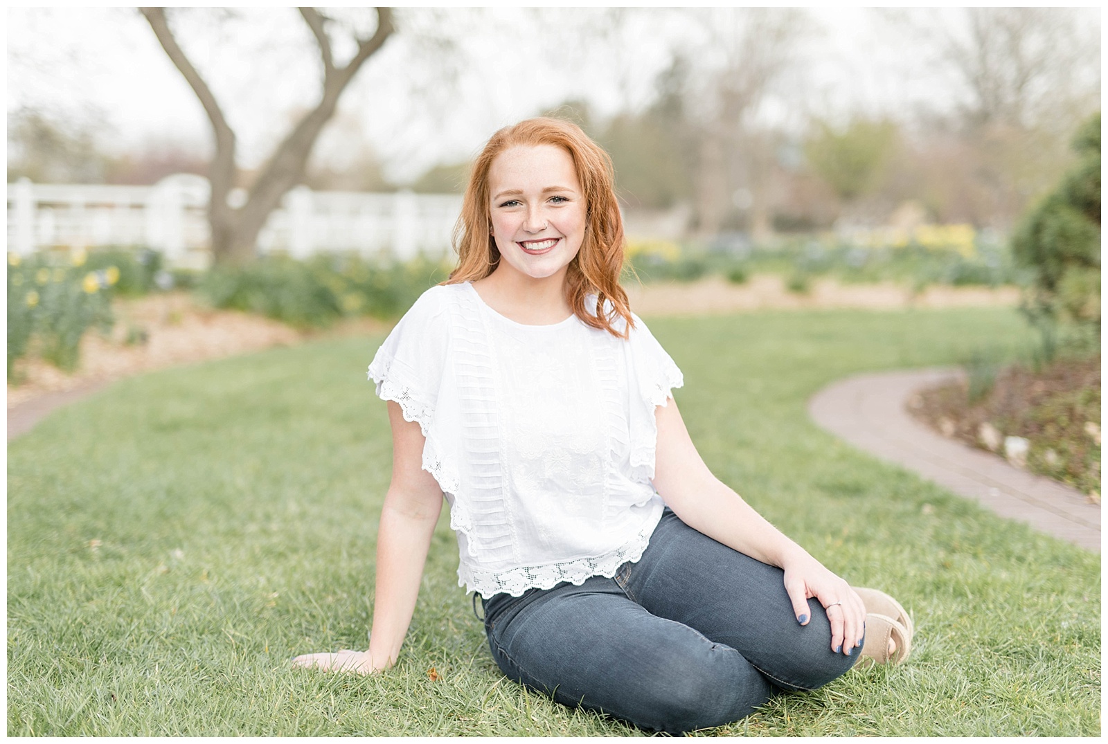 Riley Schaefer | Missouri Botanical Gardens Senior Session | blkPhotography