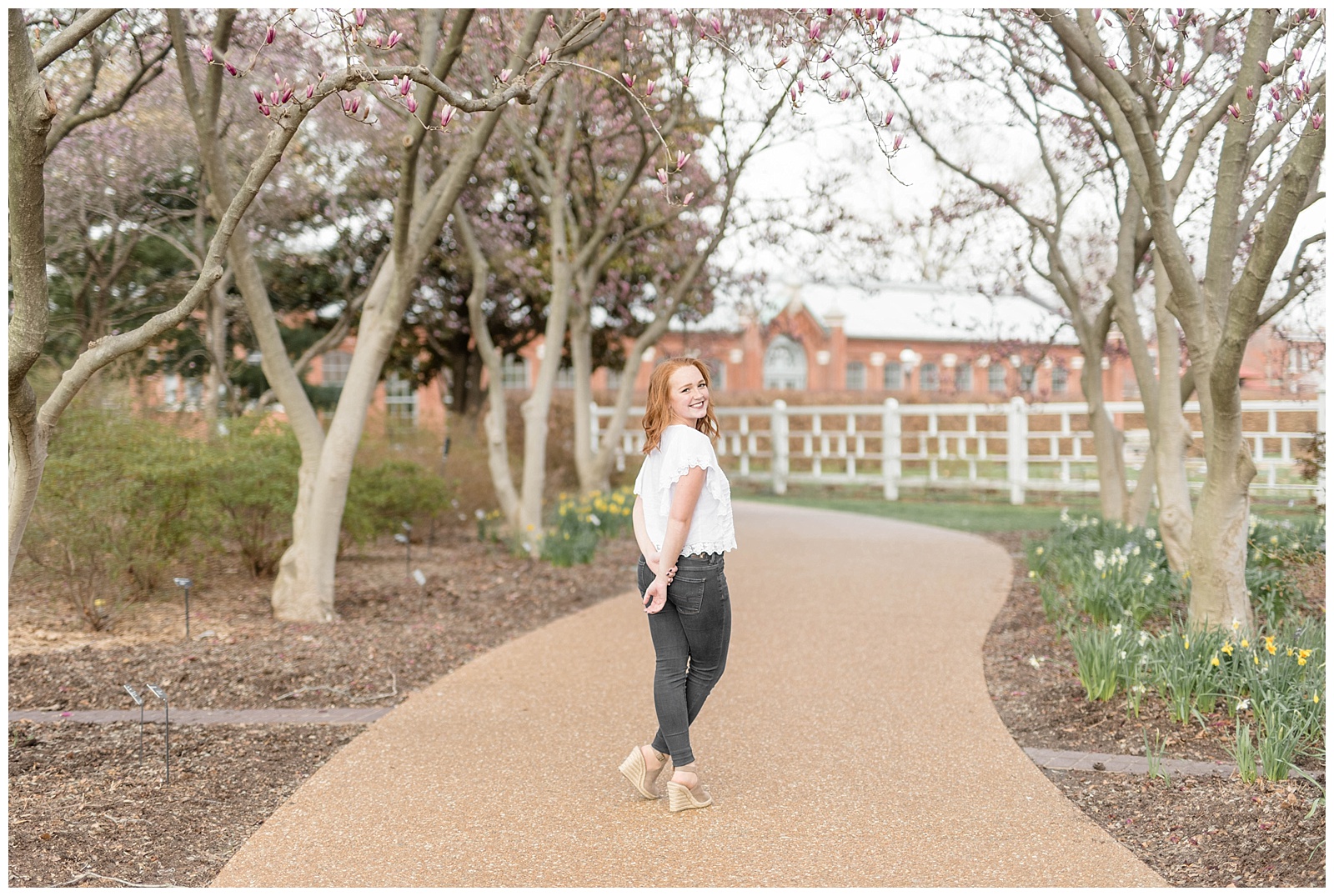 Riley Schaefer | Missouri Botanical Gardens Senior Session | blkPhotography