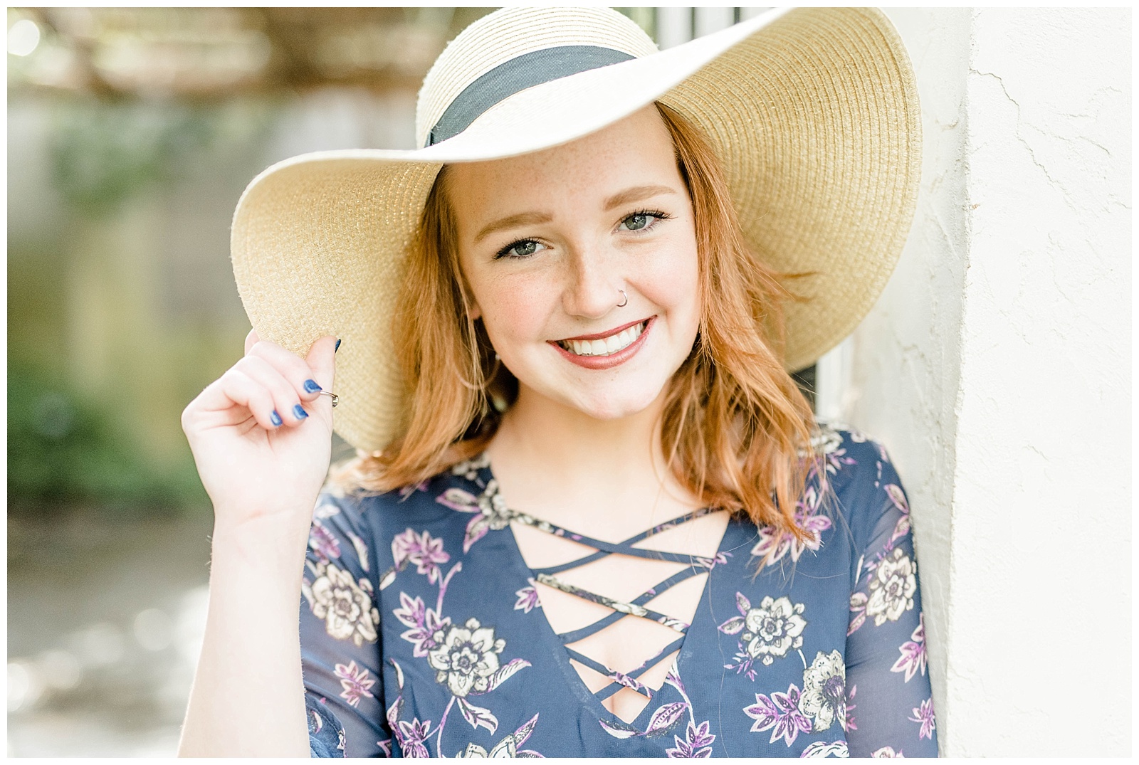 Riley Schaefer | Missouri Botanical Gardens Senior Session | blkPhotography