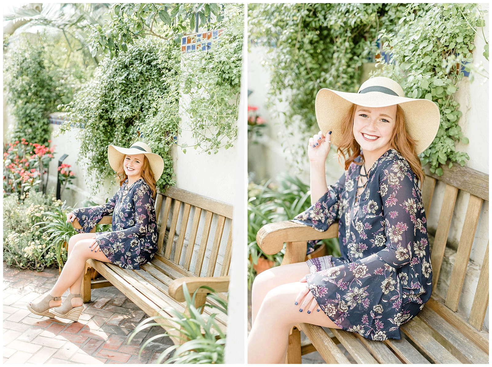 Riley Schaefer | Missouri Botanical Gardens Senior Session | blkPhotography