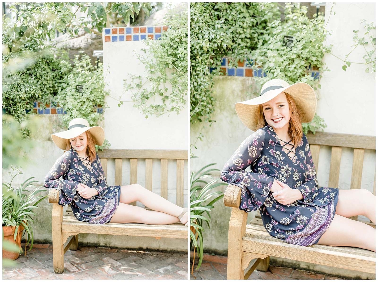 Riley Schaefer | Missouri Botanical Gardens Senior Session | blkPhotography