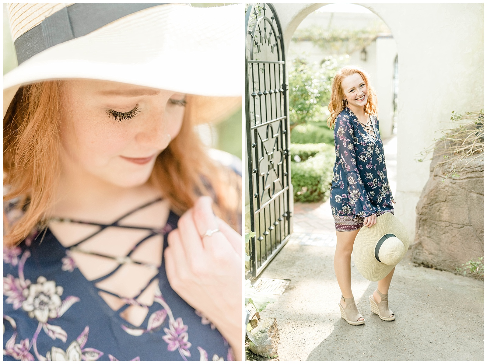 Riley Schaefer | Missouri Botanical Gardens Senior Session | blkPhotography